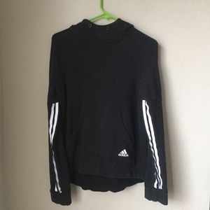adidas | Tops | Adidas Graphite Hoodie | Poshmark